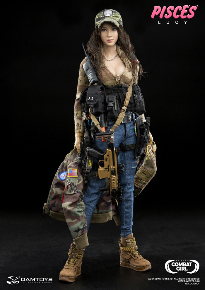 [DAM-DCG004] DAM Toys Combat Girl Series Pisces Lucy Female Boxed ...