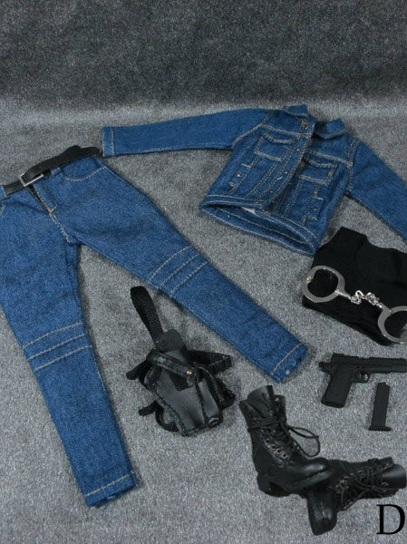 [MIS-A005] 1:6 Female Undercover Cop Action Figure Accessories - EKIA ...