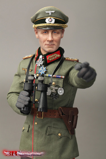 [GM636] DiD 3R 1/6 Figure WWII German Erwin Rommel Generalfeldmarschall ...