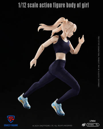 Crazy Figure 1:12 Girl Action Figure Body [CF-LT004] - EKIA Hobbies