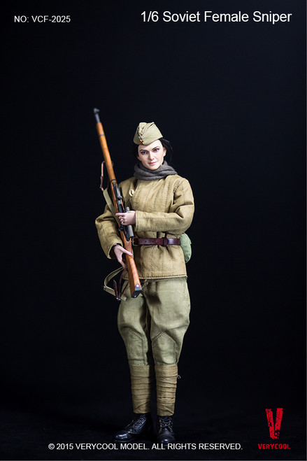 [VCF-2025] Very Cool WWII USSR Soviet Russian Female Sniper 1:6 Boxed ...