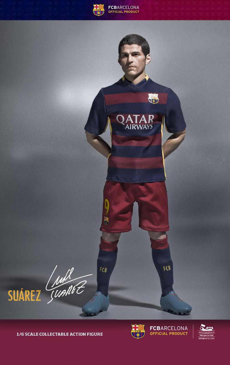 [ZC-193] 1:6 ZC World FCBarcelona 2015/16 Suarez Home Kit Soccer Player ...
