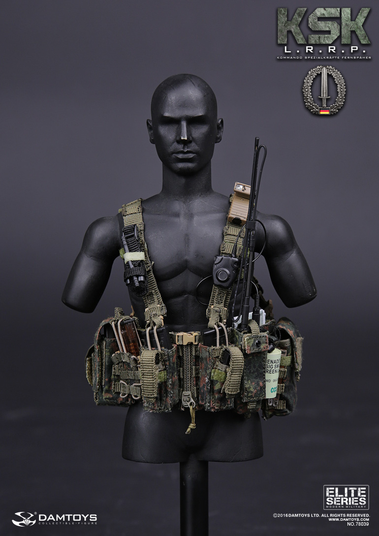 [DAM-78039] DAM Toys KSK KOMMANDO SPEZIALKRÄFTE LRRP FERNSPÄHER Boxed Figure - EKIA Hobbies