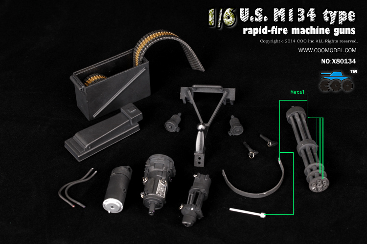 [CM-X80134] COOMODEL - US M134 Rapid-Fire Machine Mini Gun (Metal ...