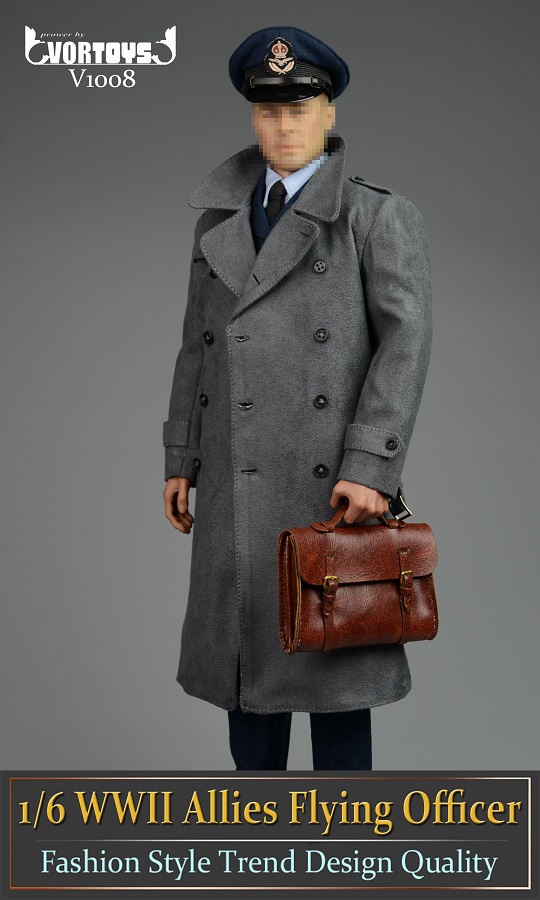 [VOR-1008] VORTOYS 1:6 WWII Allies Flying Officer Figure Accessory ...
