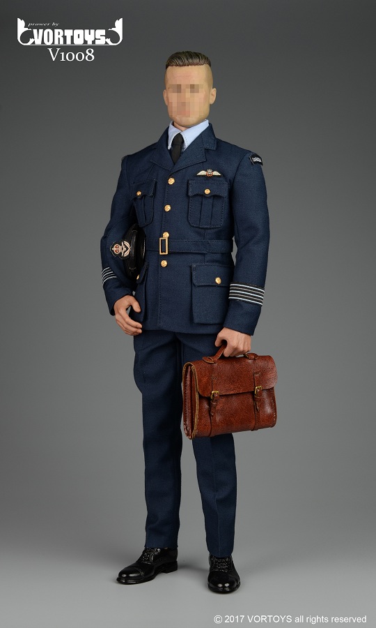 [VOR-1008] VORTOYS 1:6 WWII Allies Flying Officer Figure Accessory ...