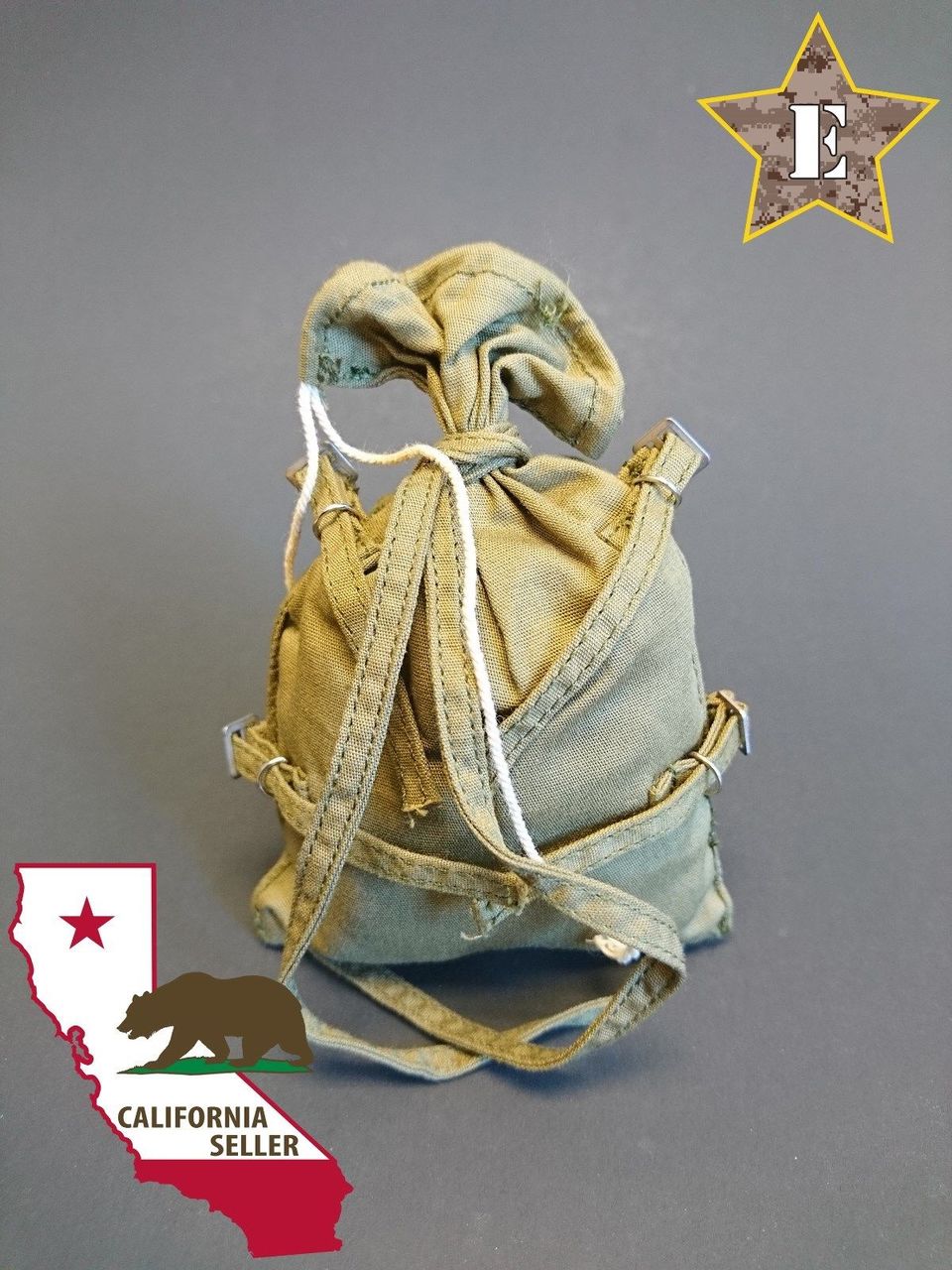 [TC-9001B] Soviet Russian Red Army Soldier Canvas Backpack Rucksack ...