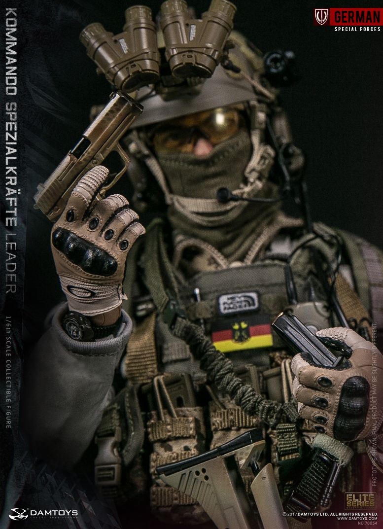 [DAM-78054] DAM Toys German KSK Kommando Spezialkräfte Leader 1/6 Figure - EKIA Hobbies