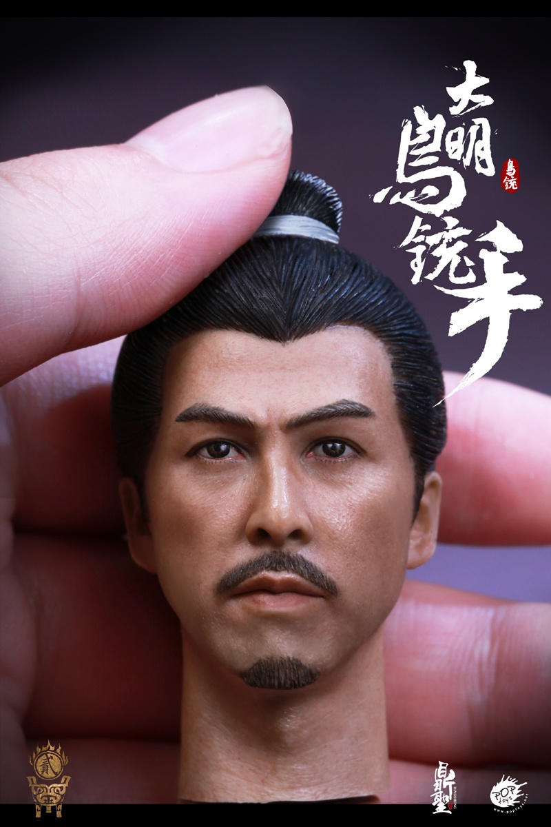 [POP-DS002A] Ming Dynasty Musketeer Blue 1/6 Figure by Dingsheng X POP ...