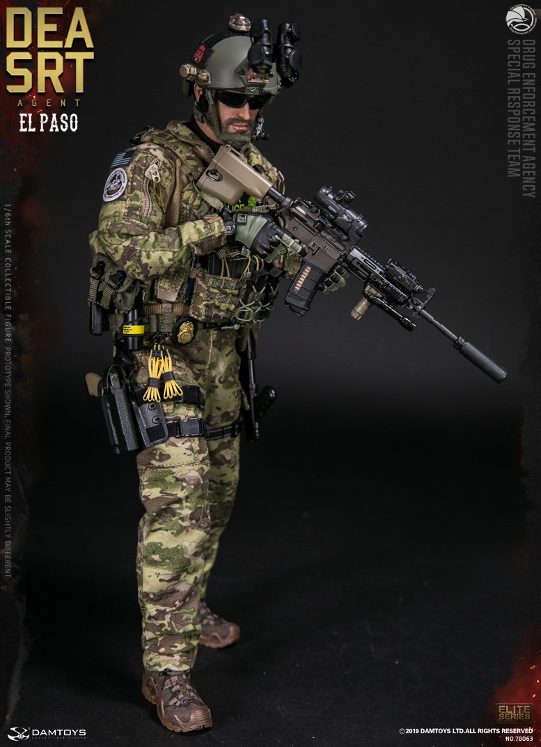 [DAM-78063] 1/6 DEA SRT Special Response Team Agent El Paso Figure by ...