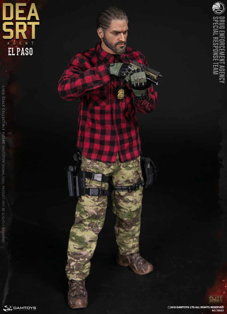 [DAM-78063] 1/6 DEA SRT Special Response Team Agent El Paso Figure by ...