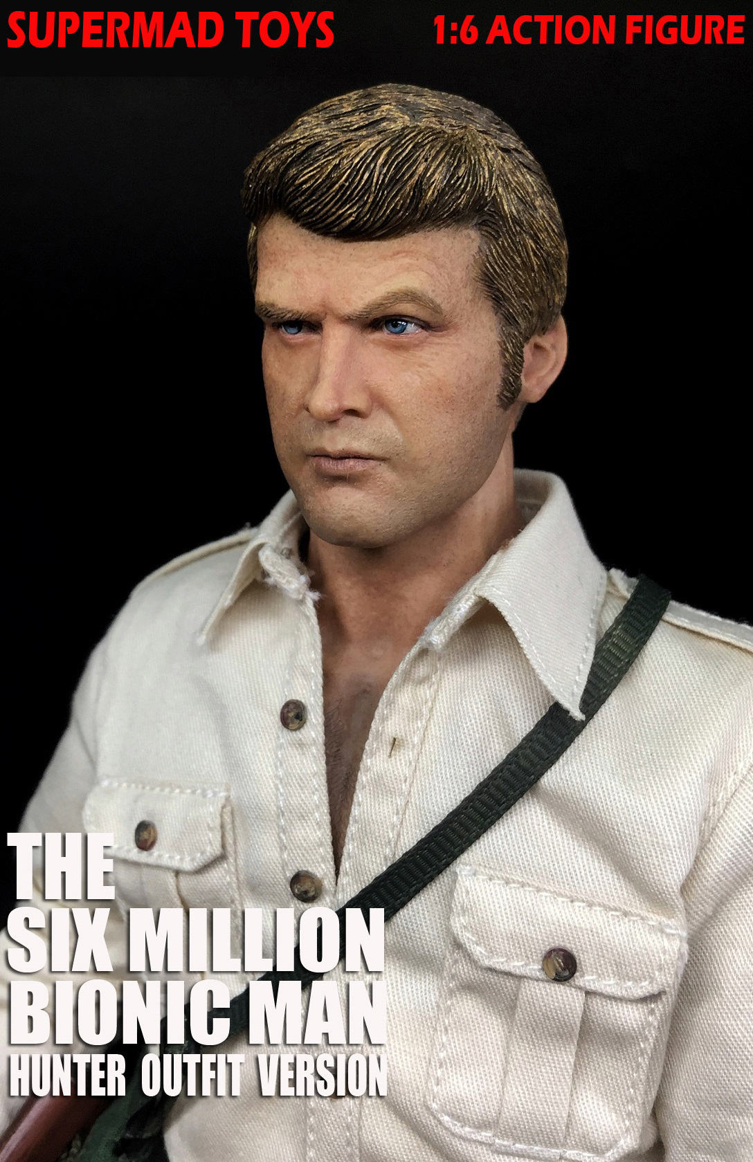 [SMT-1901] 1/6 The Six Million Bionic Man Figure Hunter Outfit Version ...