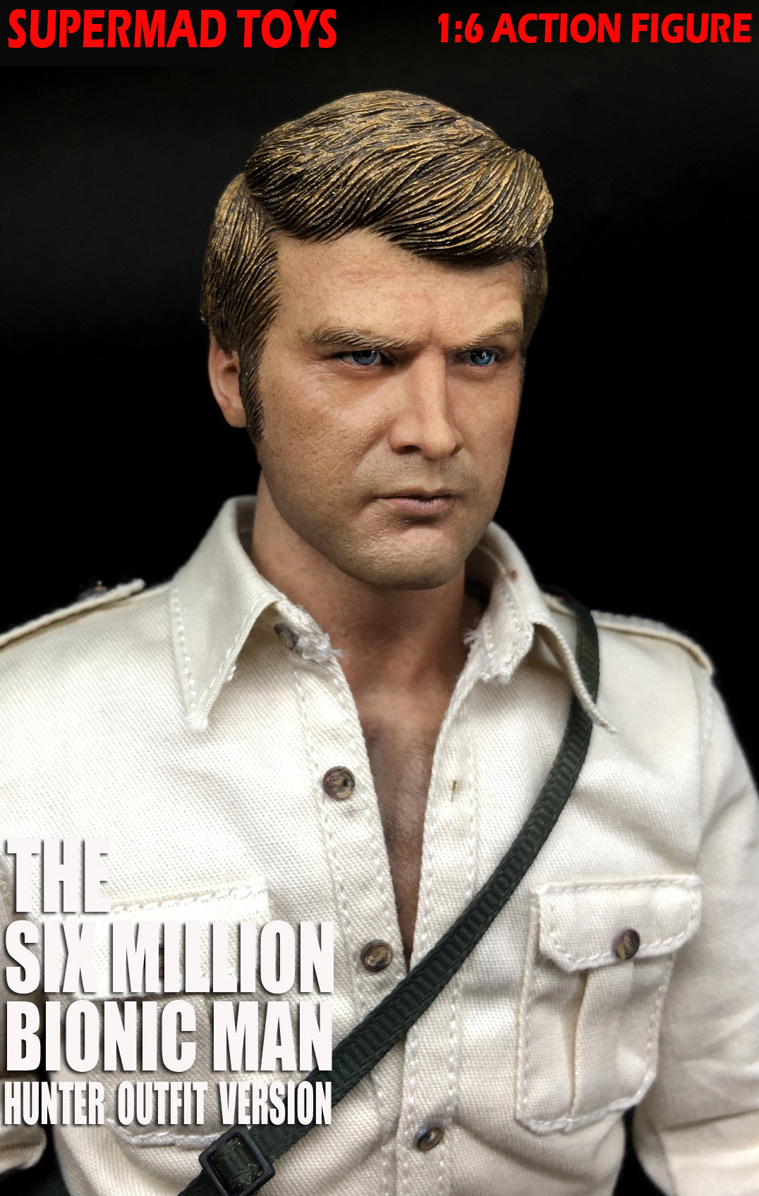 [SMT-1901] 1/6 The Six Million Bionic Man Figure Hunter Outfit Version ...