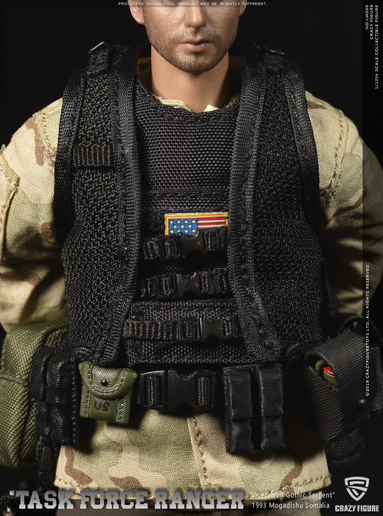 [CF-LW005] 1/12 Master Sergeant Rangers Task Force 1993 Operation ...