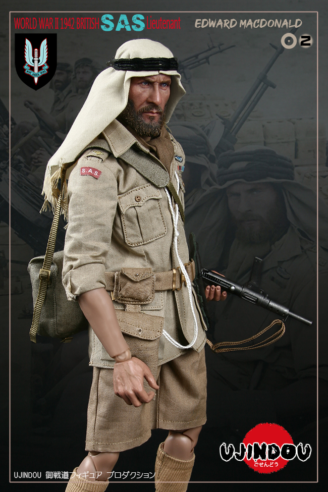 [UD-90002] 1/6 WWII British SAS Lieutenant Edward MacDonald 1942 by ...