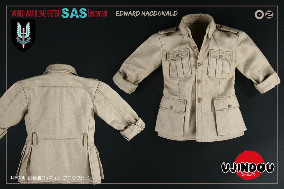 [UD-90002] 1/6 WWII British SAS Lieutenant Edward MacDonald 1942 by ...