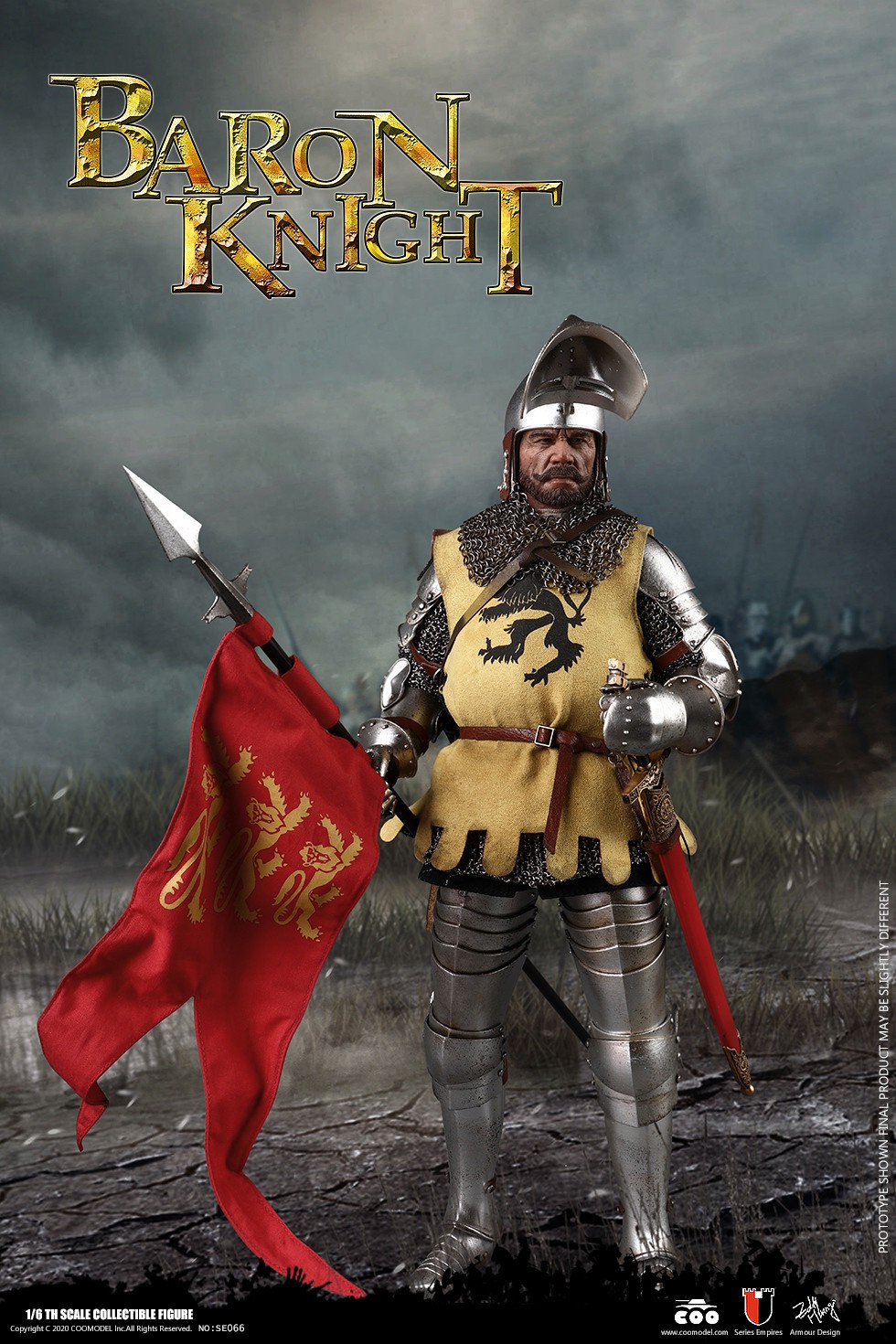 [CM-SE066] Die-Cast Alloy Baron Knight 1:6 Figure by COO Model - EKIA ...