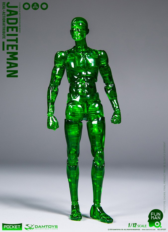 [DAM-DPS07] Dam Toys 1/12 Funman JADEITEMAN Action Figure - EKIA Hobbies
