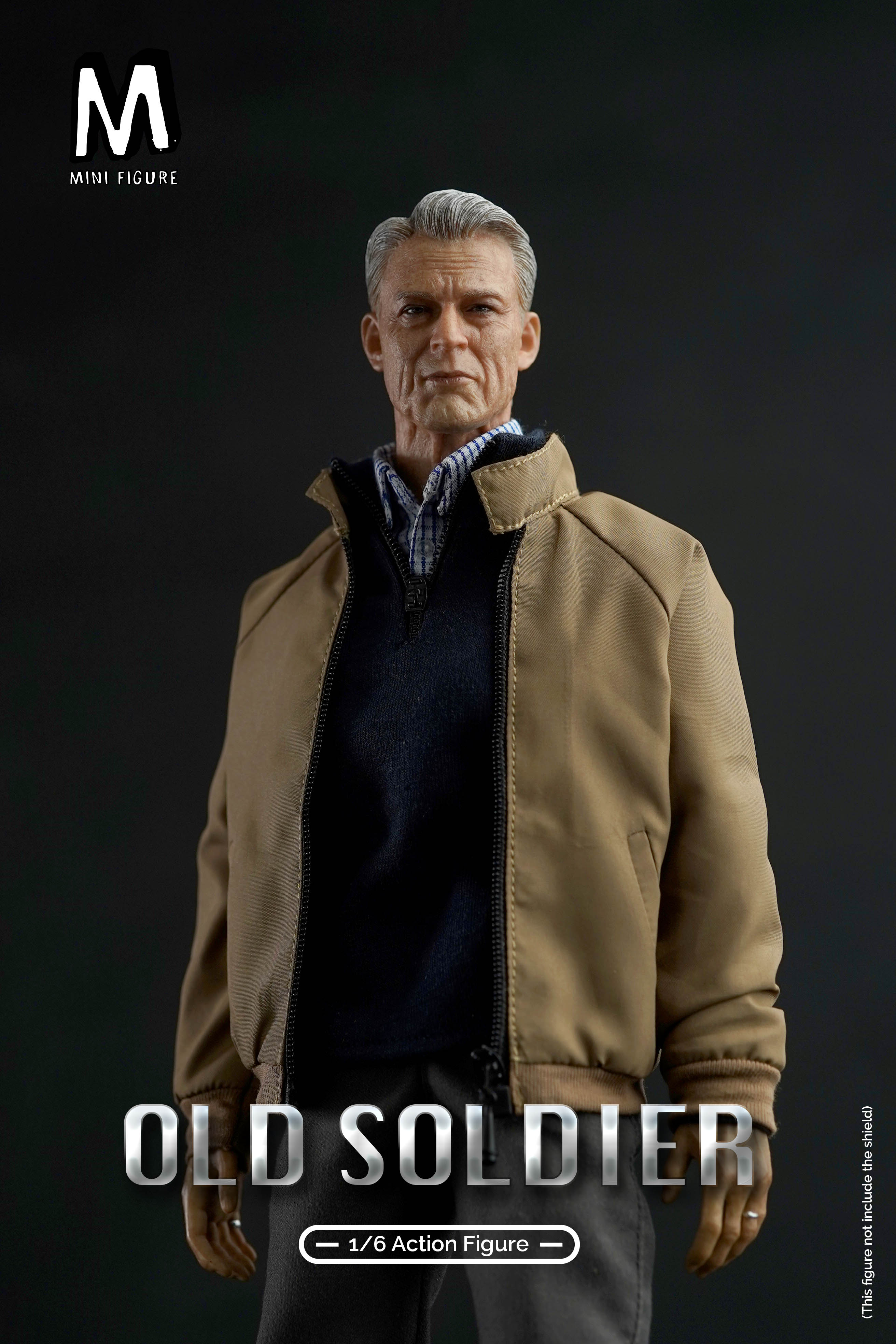 [MIN-002D] 1/6 Old Man Action Figure With Bench by MINI FIGURE - EKIA ...