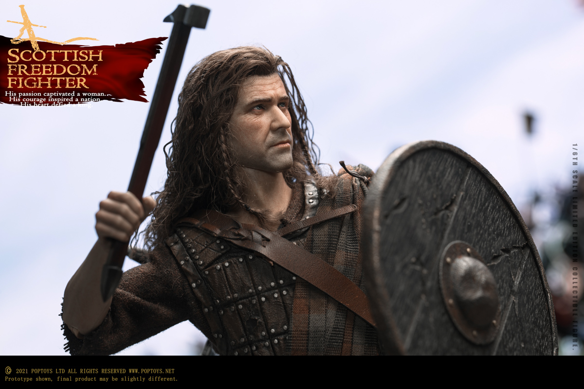 Pop Toys 1/6 Scottish Freedom Fighter Standard Version Figure [POP ...
