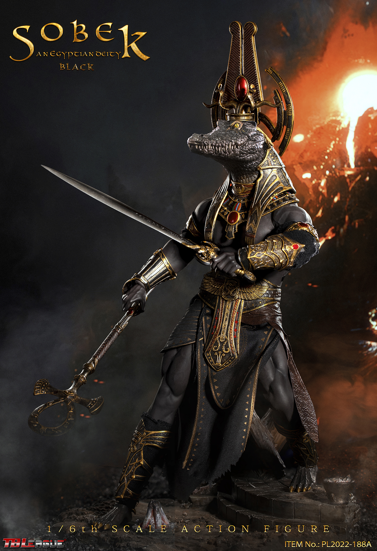 TBLeague 1/6 Sobek Black Figure [PL2022-188A] - EKIA Hobbies