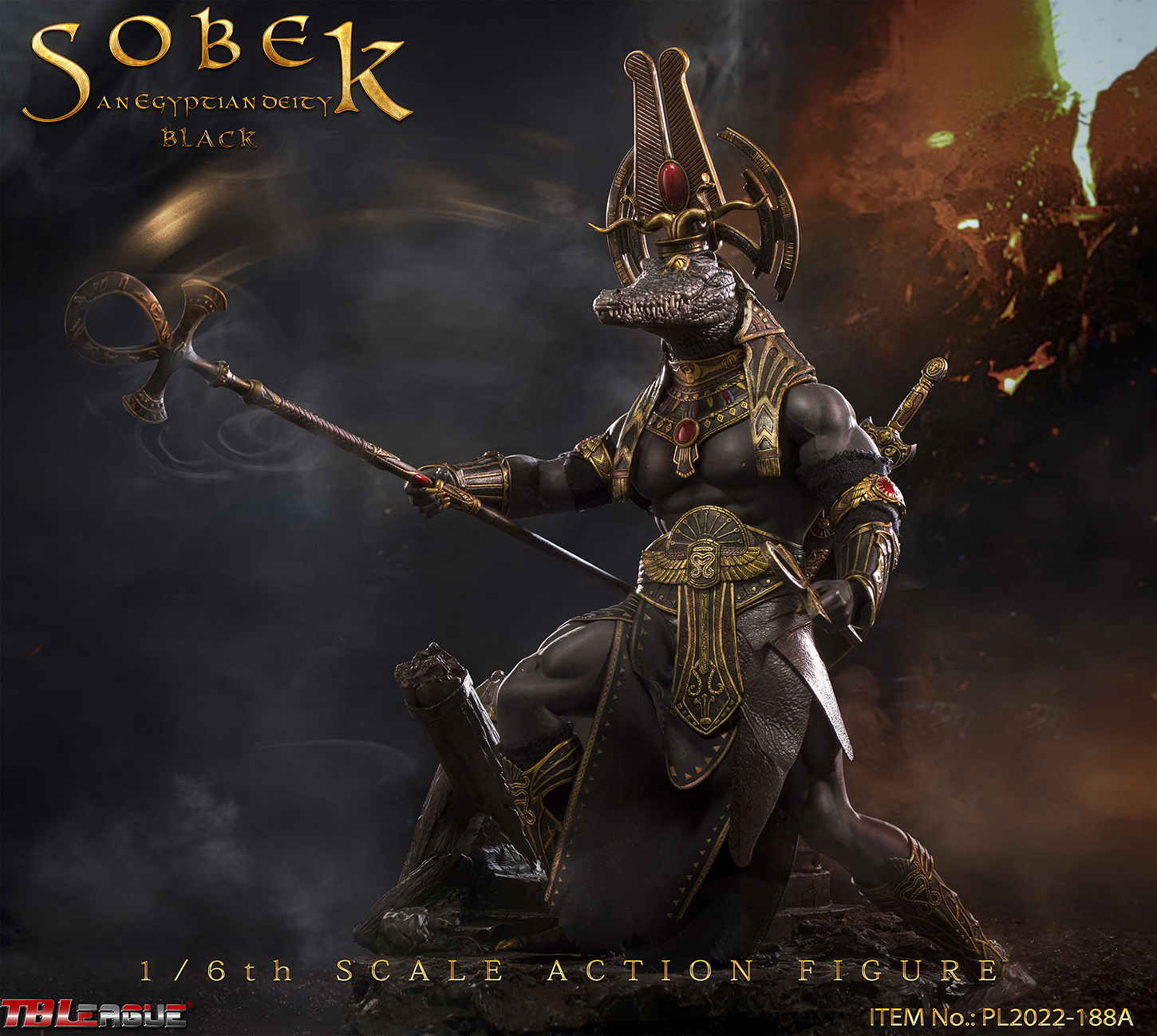 TBLeague 1/6 Sobek Black Figure [PL2022-188A] - EKIA Hobbies