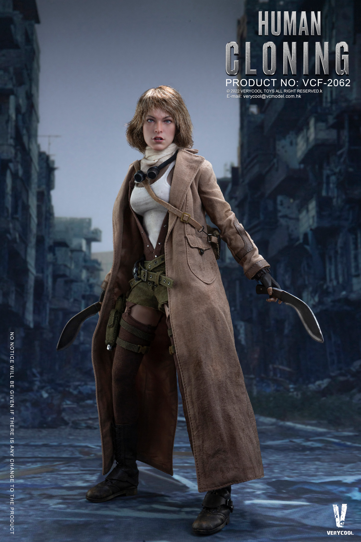 Very Cool 1/6 Human Cloning Female Action Figure [VCF-2062] - EKIA Hobbies