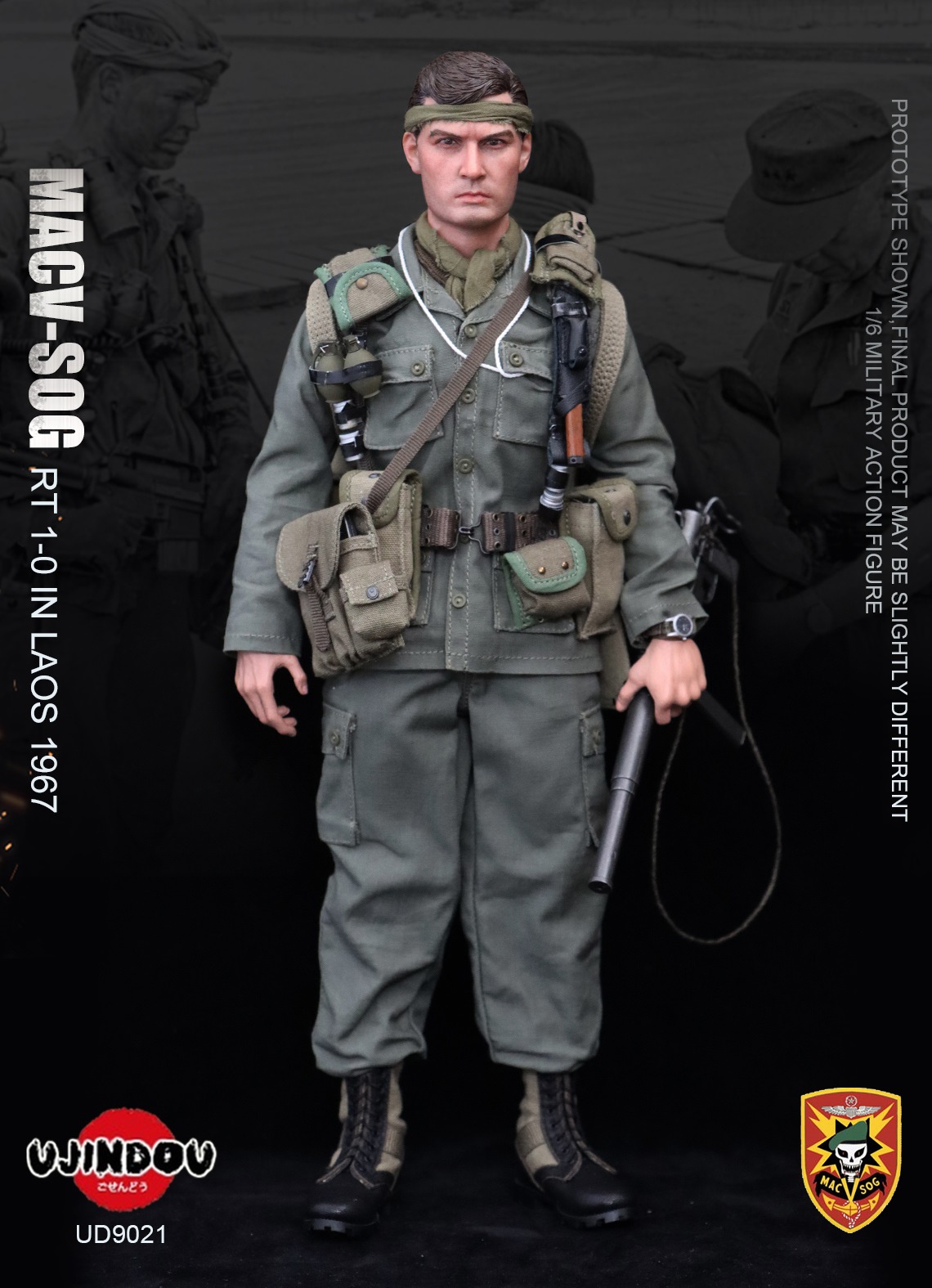 UJINDOU 1/6 MACV-SOG Recon Team in Laos 1967 Action Figure [UD-9021 ...