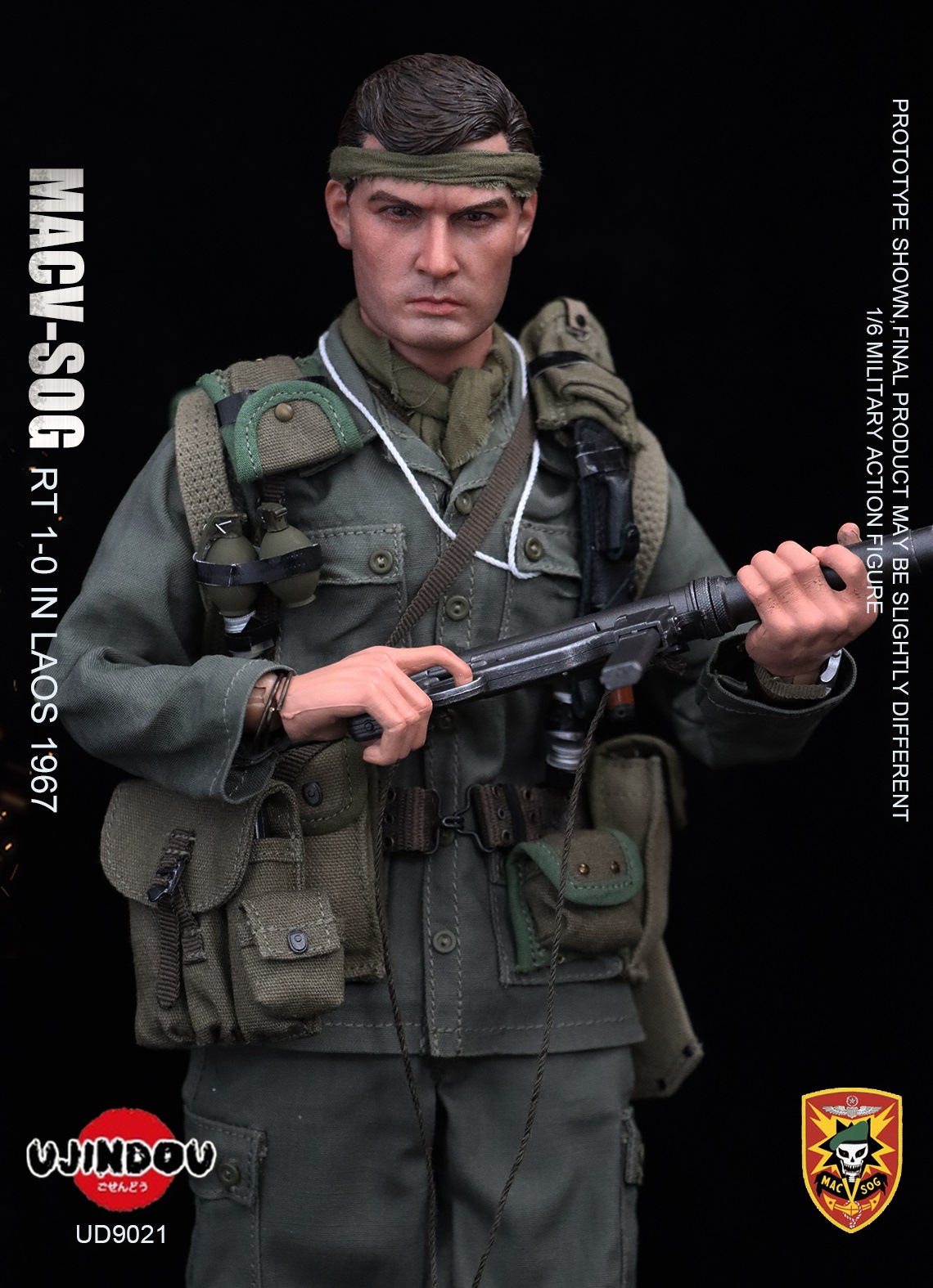 UJINDOU 1/6 MACV-SOG Recon Team in Laos 1967 Action Figure [UD-9021 ...