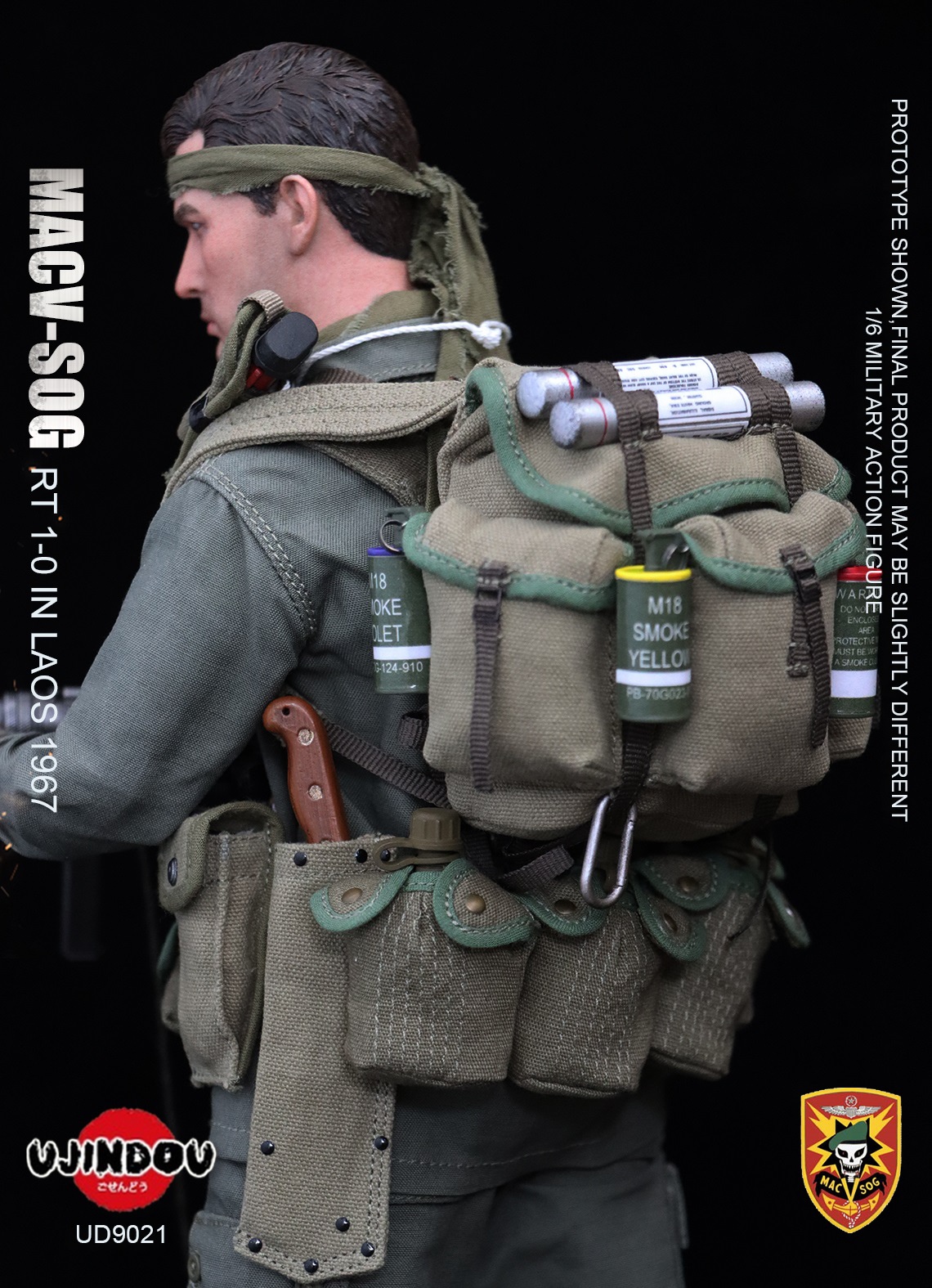 UJINDOU 1/6 MACV-SOG Recon Team in Laos 1967 Action Figure [UD-9021 ...
