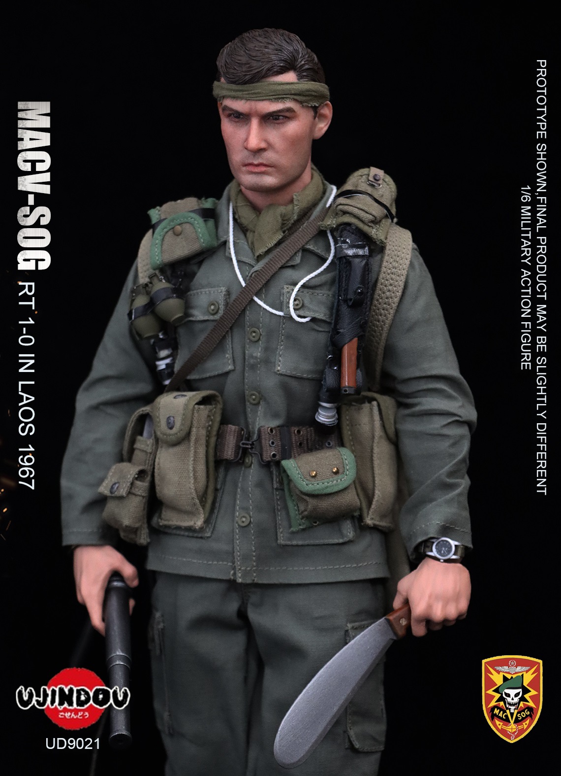 UJINDOU 1/6 MACV-SOG Recon Team in Laos 1967 Action Figure [UD-9021 ...