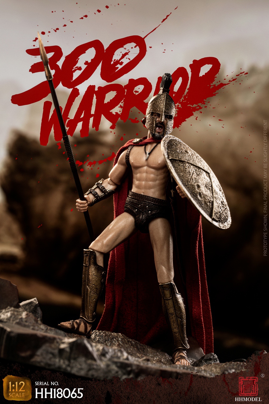 HH model 300 Sparta Warriors 1:12 Scale Figure [HY-HH18065] - EKIA Hobbies