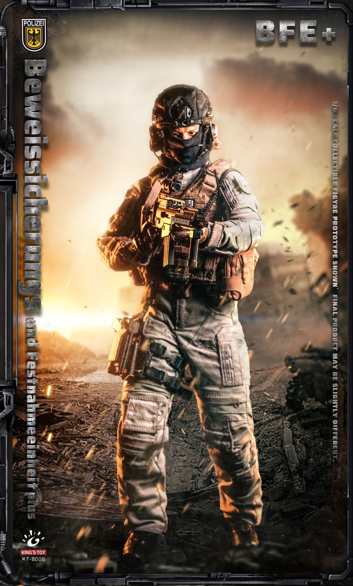 King's Toy 1/6 BFE+ German Anti-Terrorist Police Special Action ...