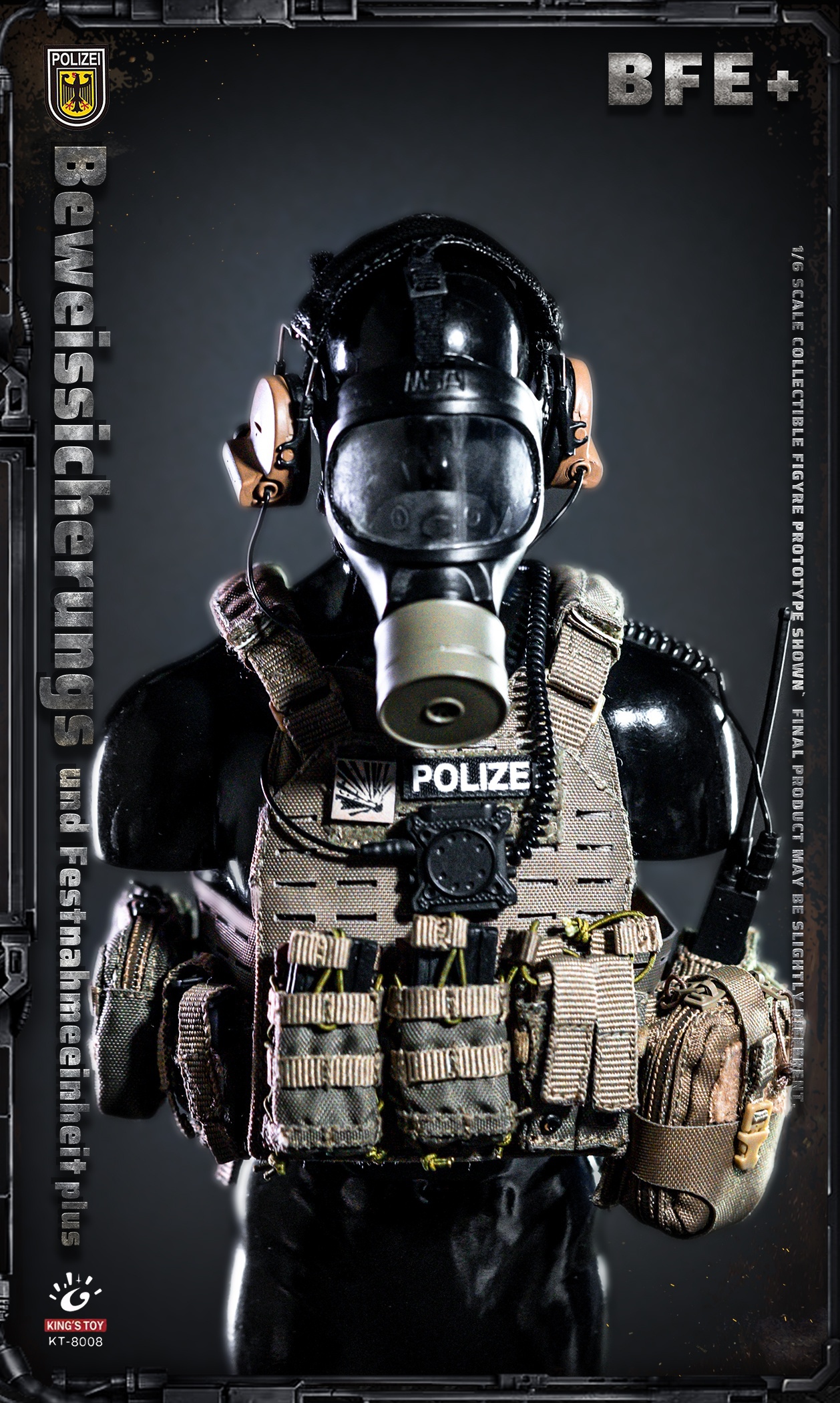 King's Toy 1/6 BFE+ German Anti-Terrorist Police Special Action ...