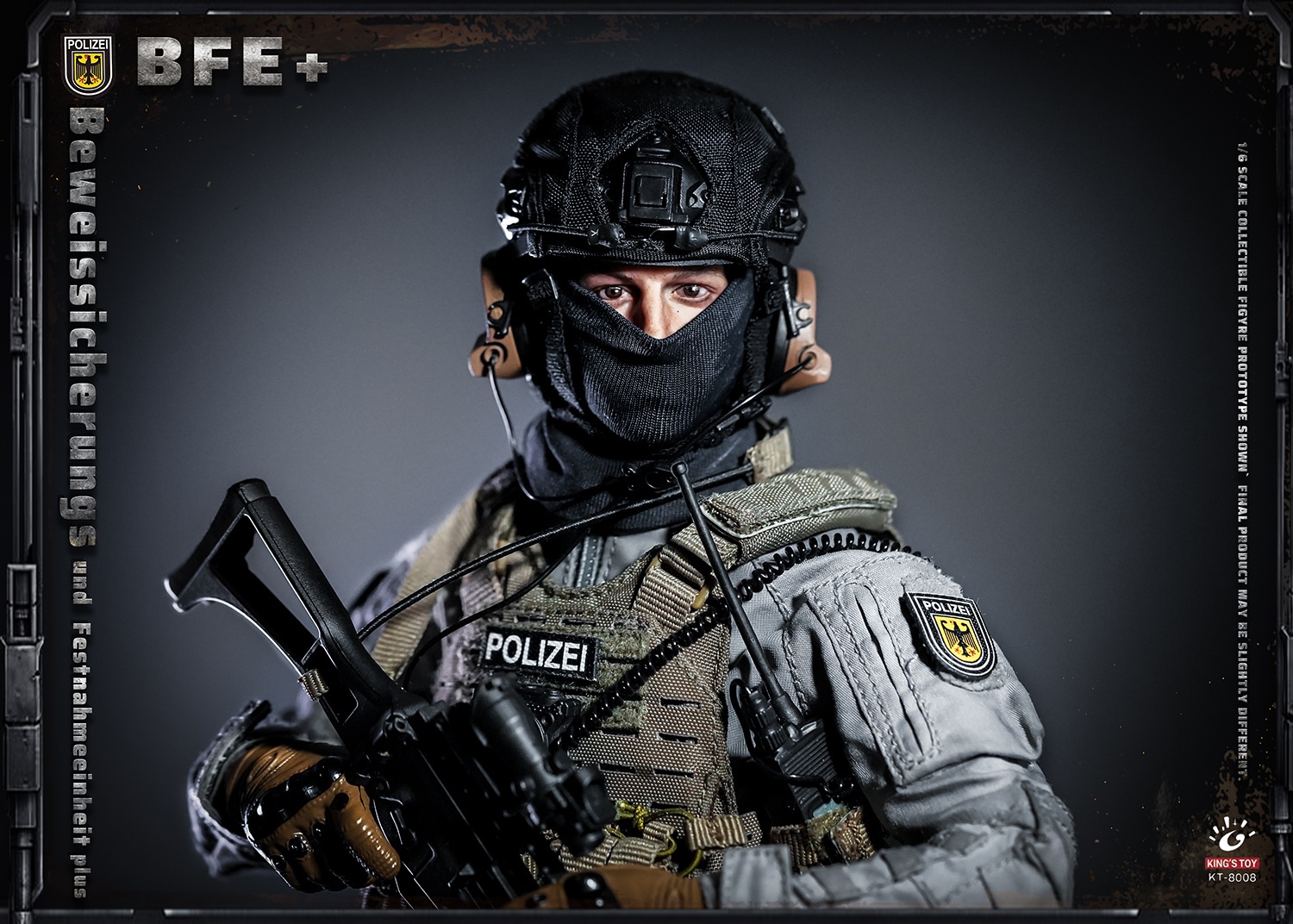 King's Toy 1/6 BFE+ German Anti-Terrorist Police Special Action ...