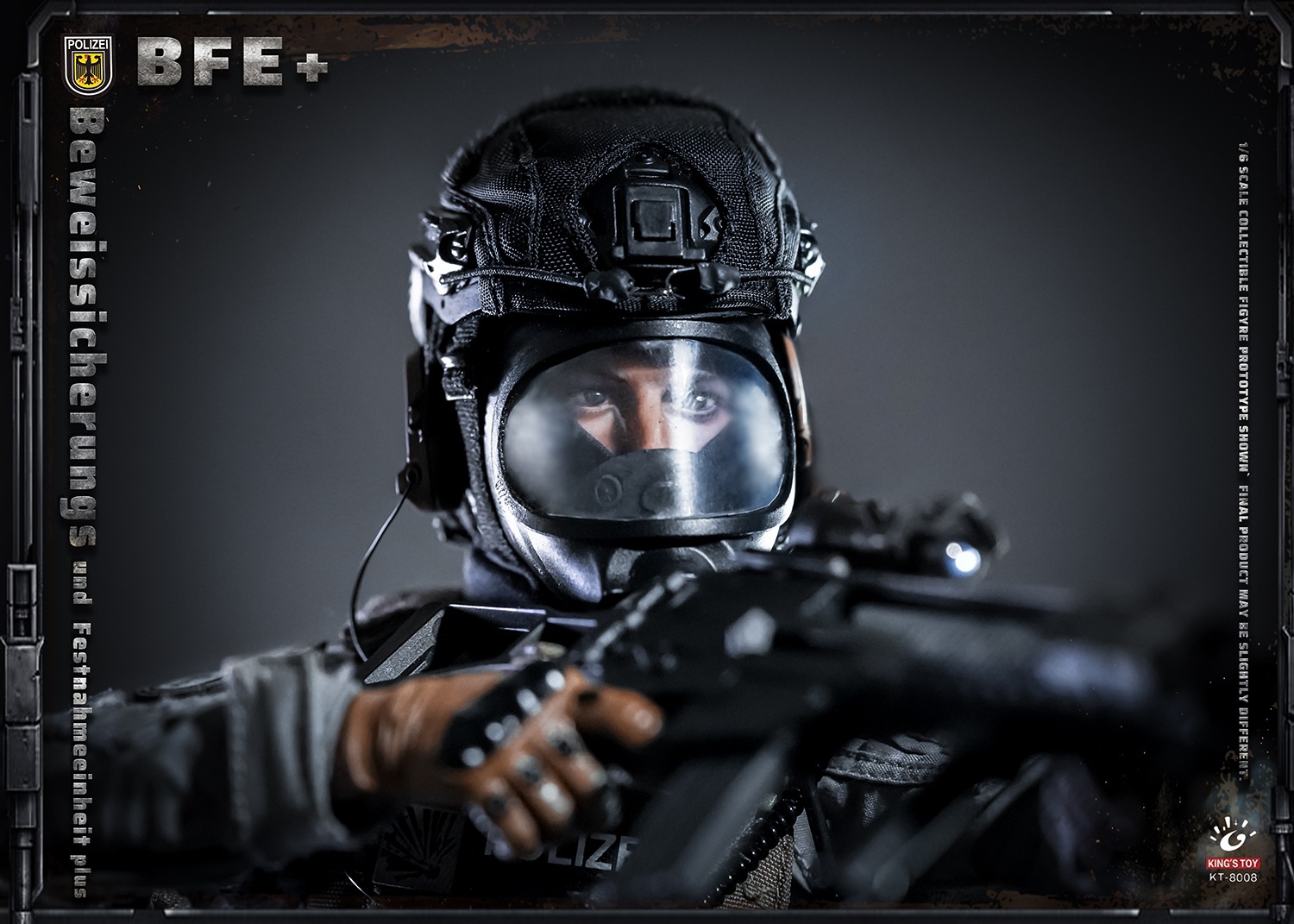 King's Toy 1/6 BFE+ German Anti-Terrorist Police Special Action ...