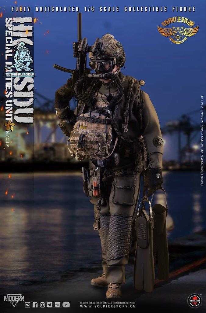 1/6 Soldier Story China HK SDU Diver Assault Group Figure [SS-131 ...