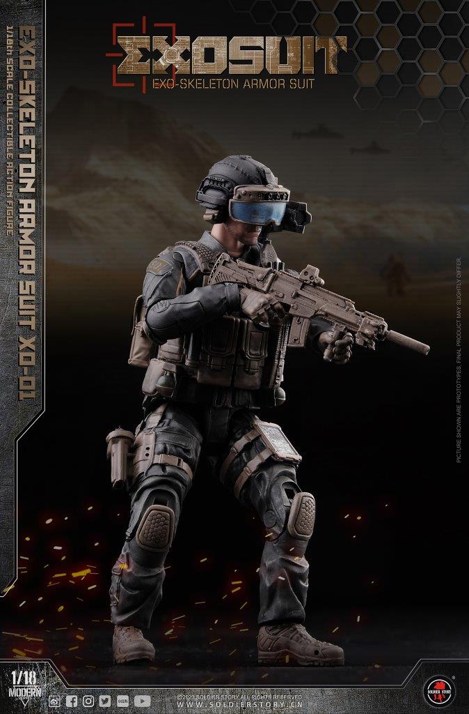 1/18 Series Soldier Story EXO Skeleton Armor Suit [SS-E001] - EKIA Hobbies