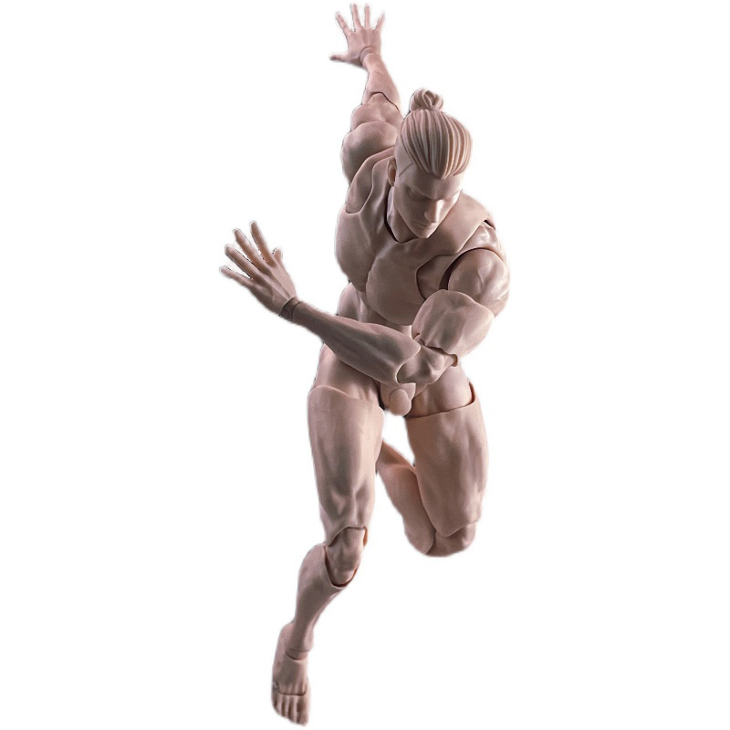 Romankey X COWL 1:12 Scale Male Body in White [ROM-CP001A] - EKIA Hobbies