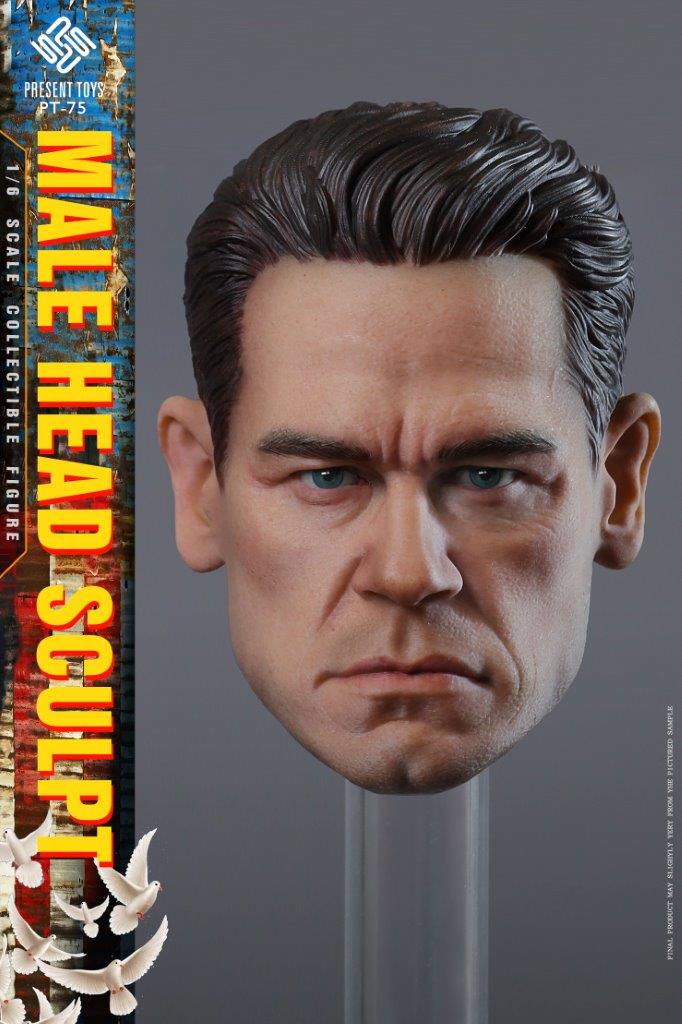 1/6 Present Toys Male Head Sculpture [PST-SP75] - EKIA Hobbies
