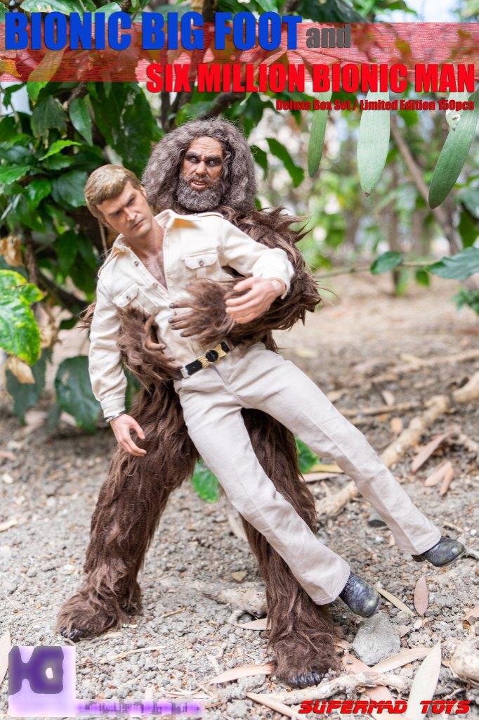 1:6 Superman Toys Six Million Bionic Man Hunting Suit 2.0 & Bionic Big ...