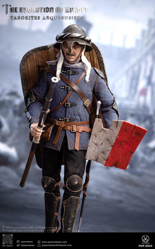 POP Toys 1/6 Taborites Hussite Wars 1420 Arquebusiers Collectible ...