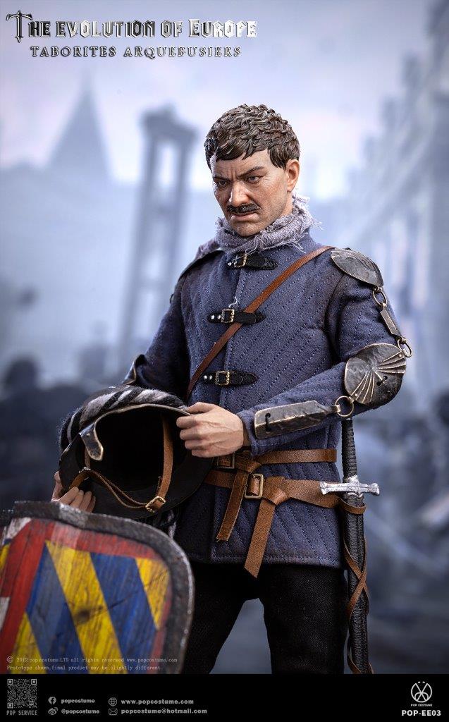 POP Toys 1/6 Taborites Hussite Wars 1420 Arquebusiers Collectible ...