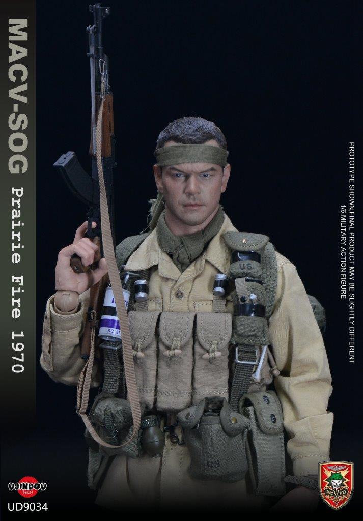 UJINDOU 1/6 MACV-SOG Prairie Fire 1970 Action Figure [UD-9034] - EKIA ...