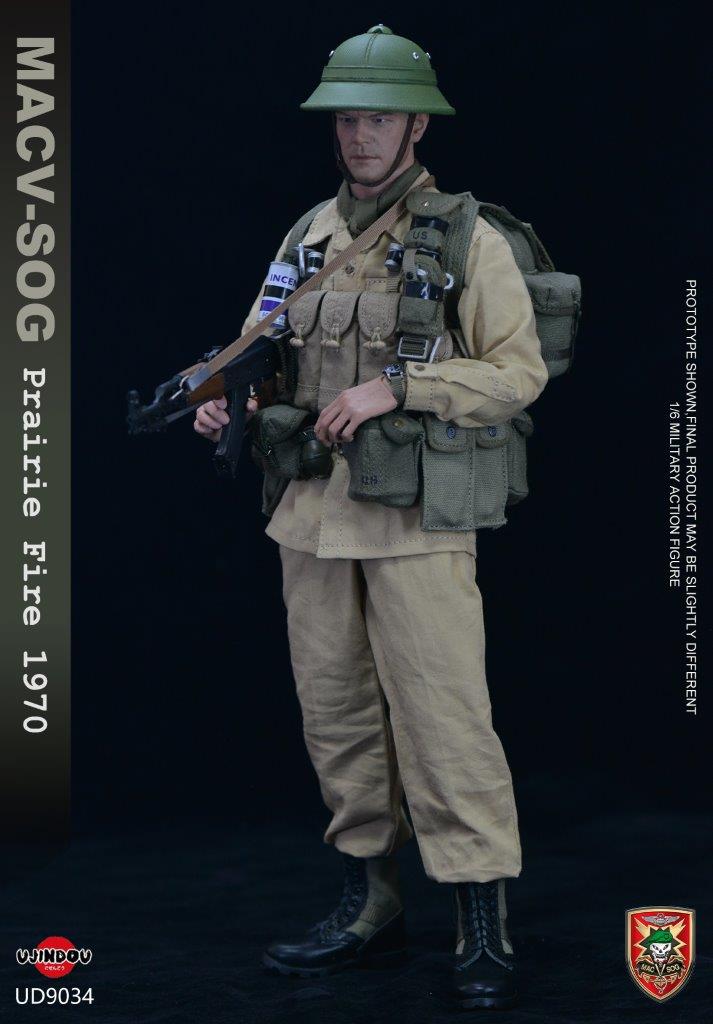 UJINDOU 1/6 MACV-SOG Prairie Fire 1970 Action Figure [UD-9034] - EKIA ...