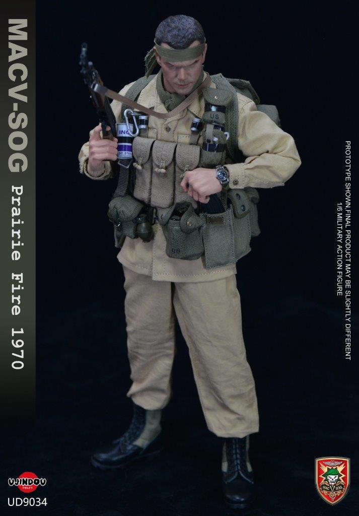 UJINDOU 1/6 MACV-SOG Prairie Fire 1970 Action Figure [UD-9034] - EKIA ...