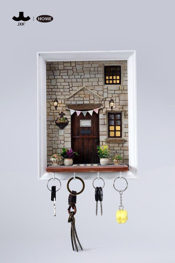 JxK.Studio JXK Home Gold's Cottage Miniature Key Holder [JXK-JH2402 ...