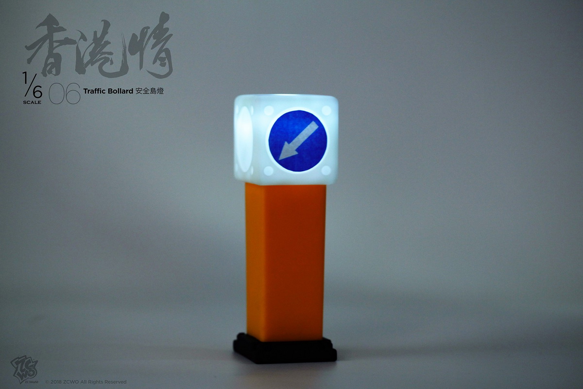 1/6 Hong Kong Street Scene 06 Traffic Bollard by ZC World [ZC-299 ...