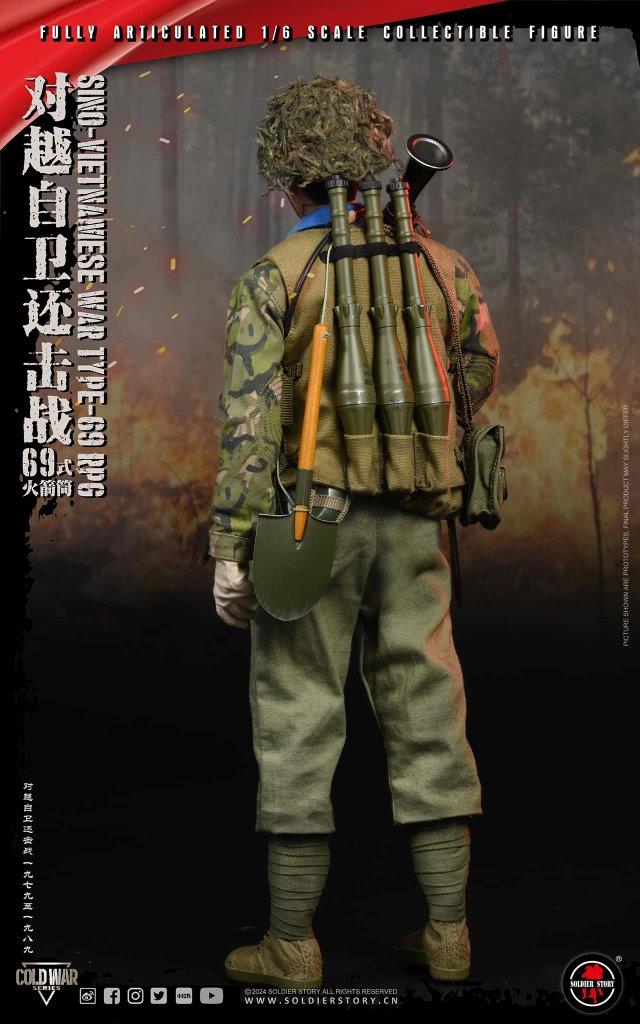 1:6 Soldier Story Sino-Vietnamese War Type-69 RPG Figure [SS-140 ...