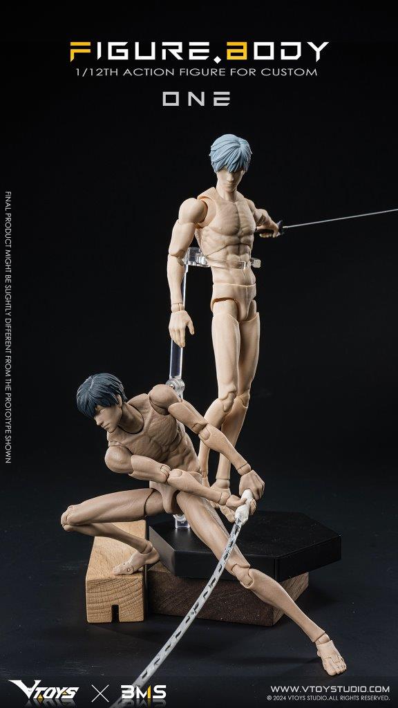 VTOYS X BMS 1:12 Figure Body One in White Skin [VSD-VB002] - EKIA Hobbies